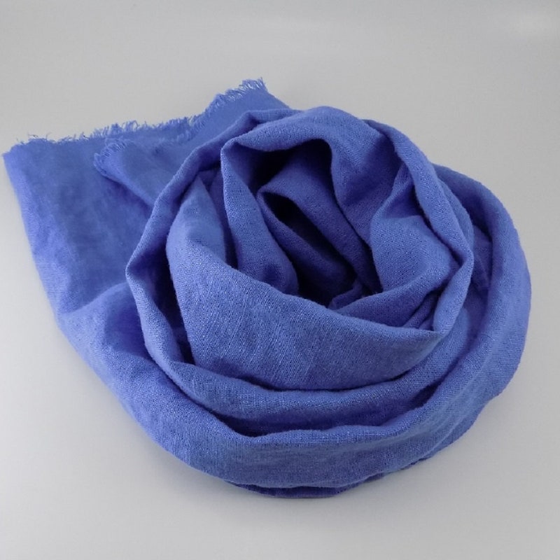 Blue Scarf - Etsy