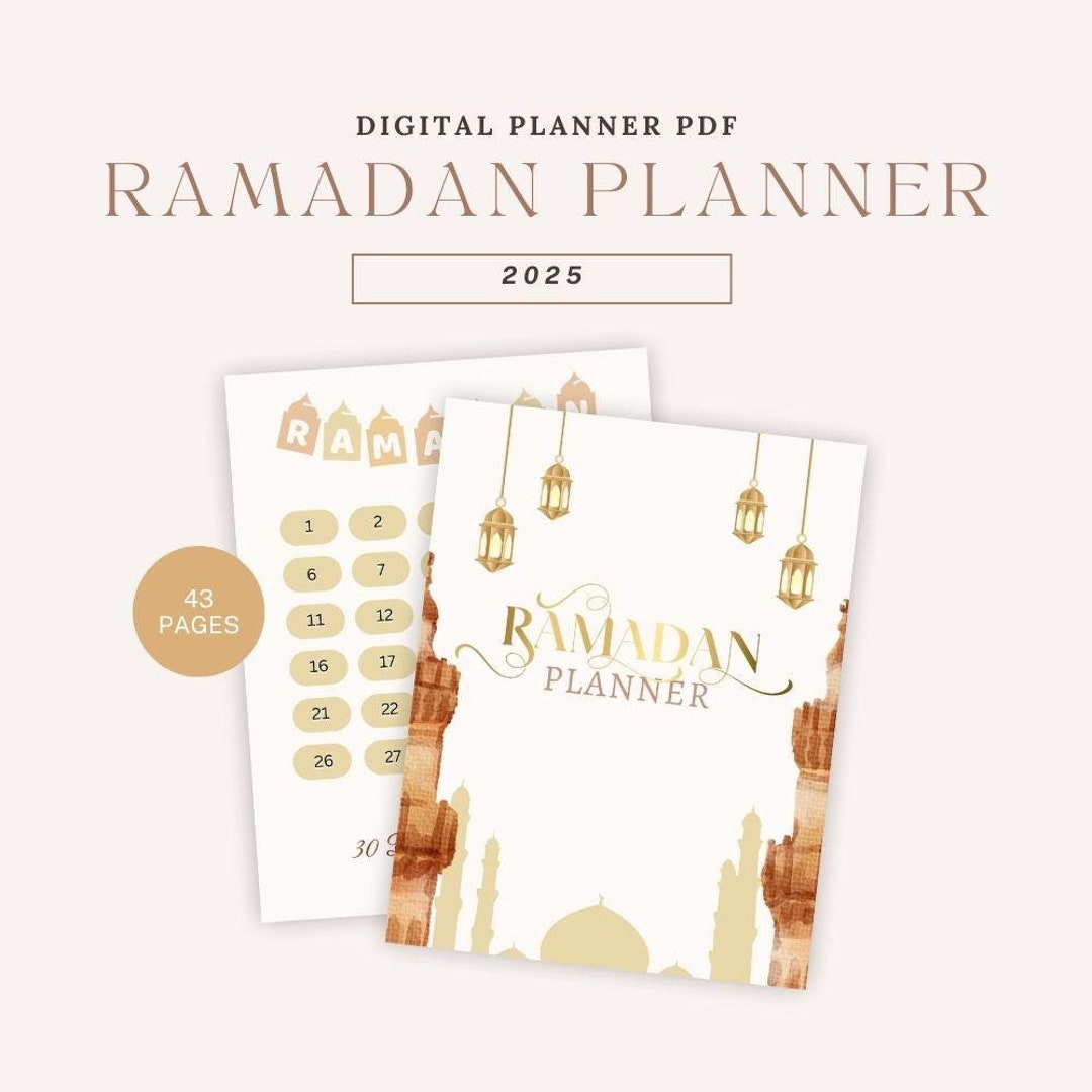 Ramadan 2025 Digital Planner Your Personal Planner for the Holy Month ...