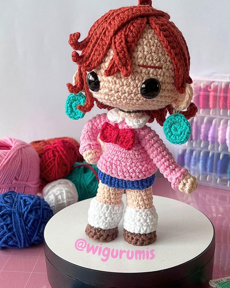 Momo Ayase - Dandadan Crochet PDF Pattern- Amigurumi ENG - ESP - Etsy ...