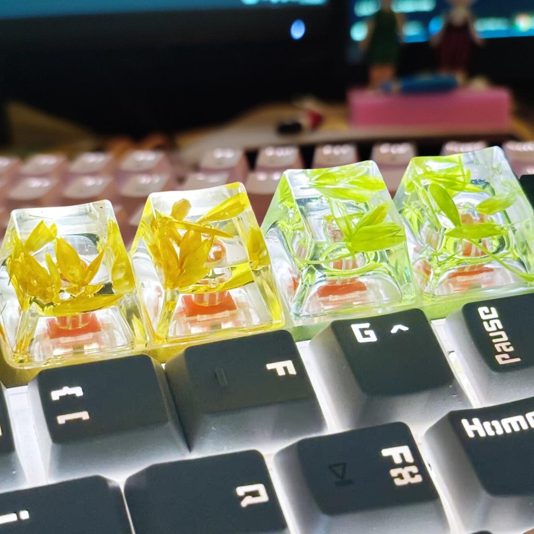 Keycaps/keycaps Flower/key Cap/artisan Keycaps/keycaps Set/cute Keycaps ...