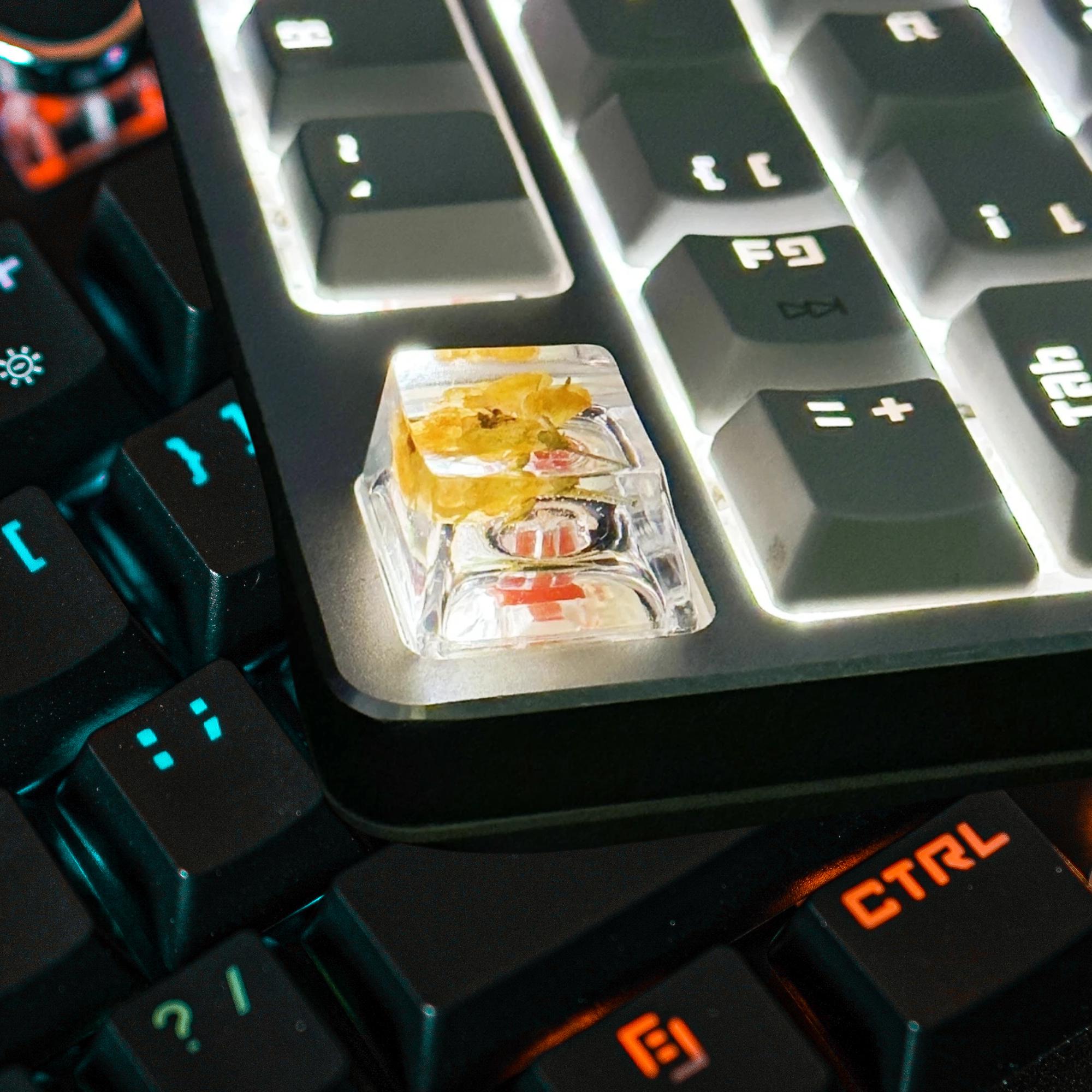 Custom Keycaps/artisan Keycaps/cute Keycaps DIY Dry Flower Keycaps for ...