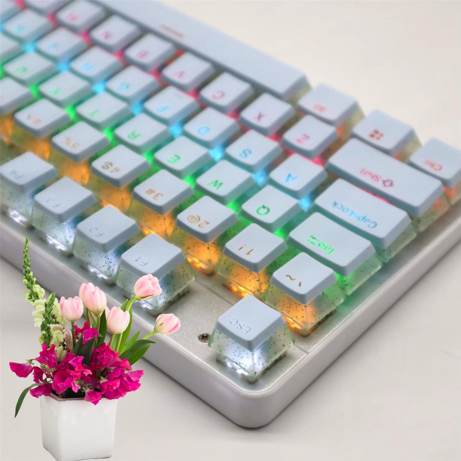 Custom Keycaps, Artisan Keycaps, Keycaps Set, Wasd Keycaps, 104 Keys ...