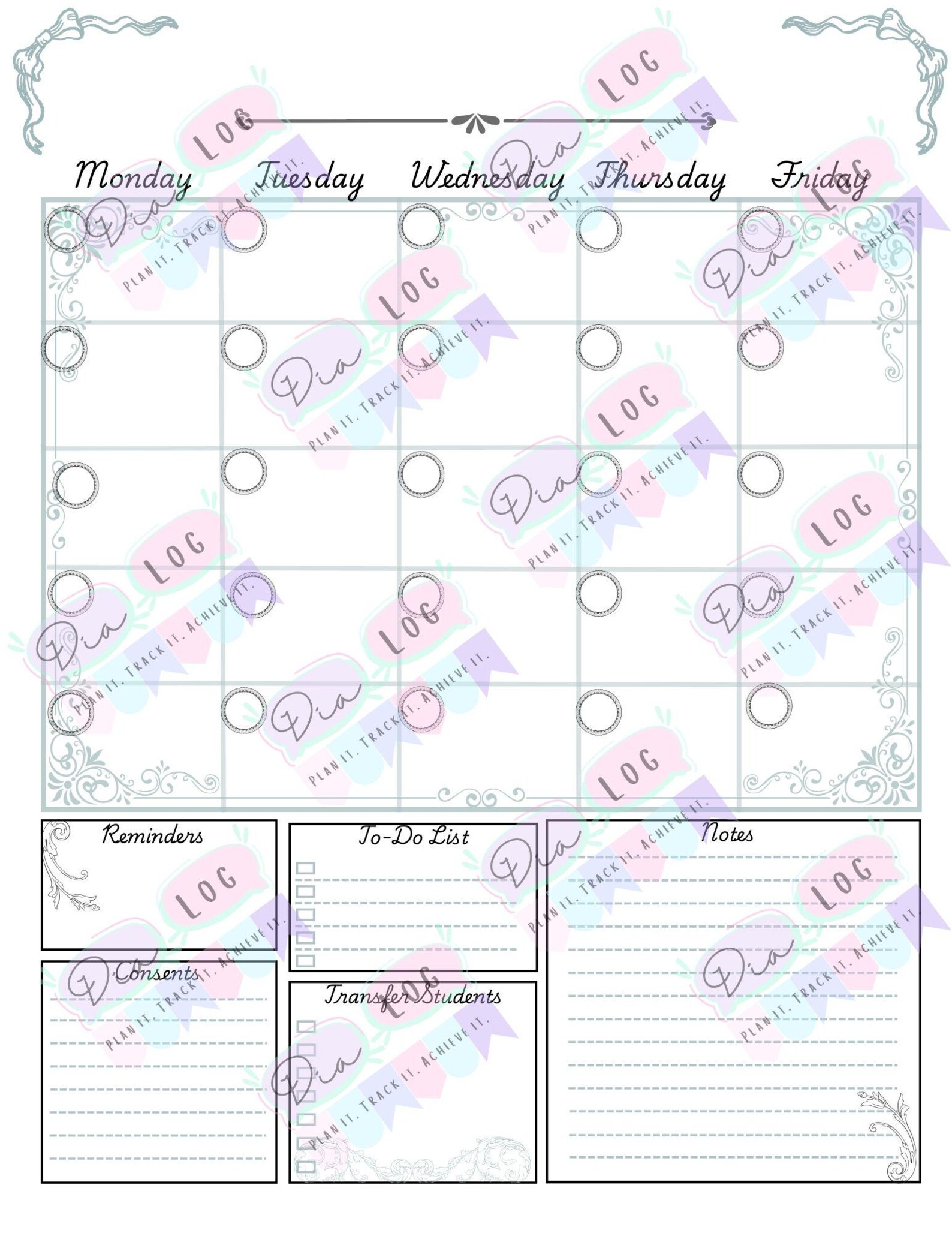 PRINTABLE Assessment Planner Designed for School-based Slps, School ...