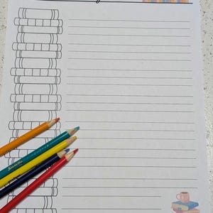 Bookshelf Reading Tracker | 2025 Book List | Instant Download ...