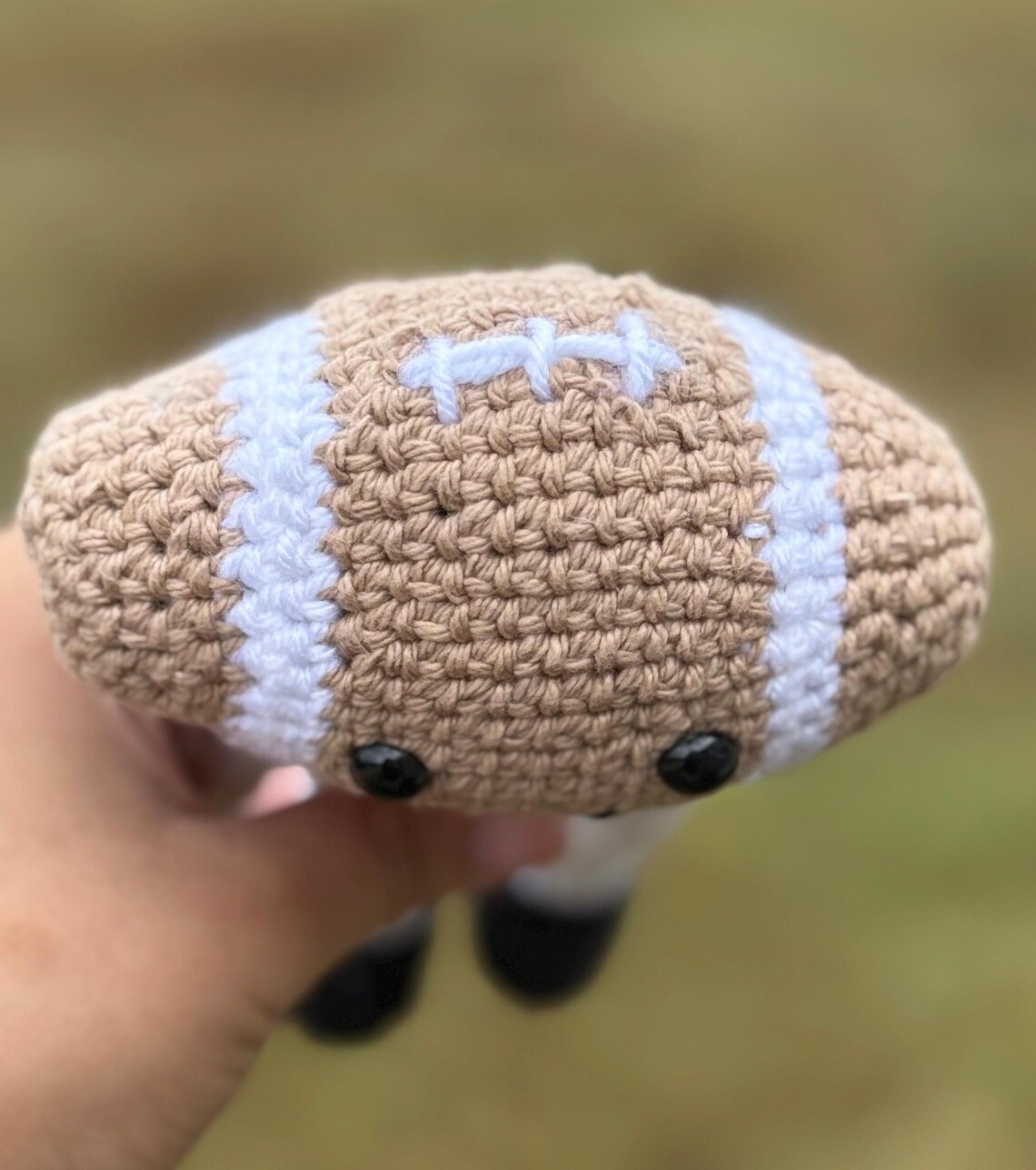 Handmade Crochet Football Player Plush | Amigurumi Football Doll | Game ...