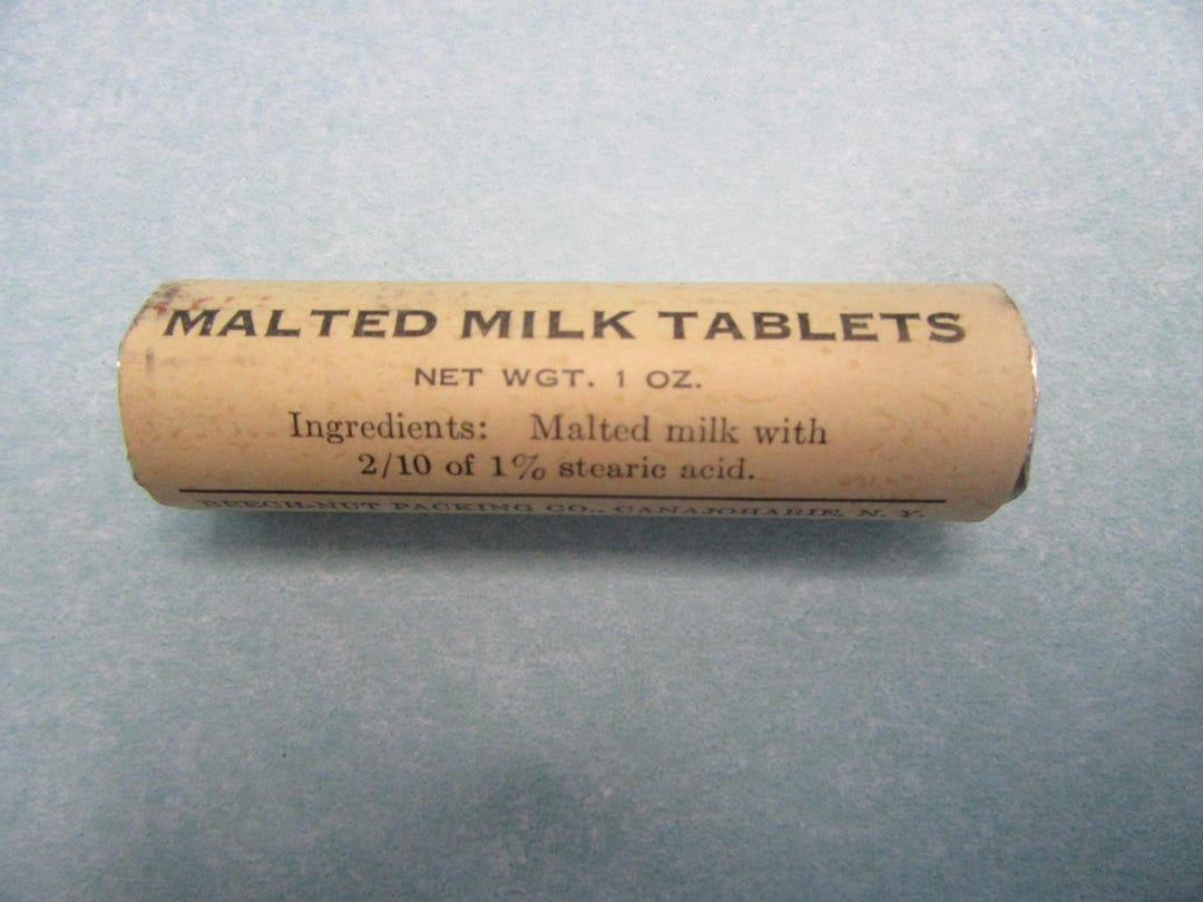 1945 Beech-nut Malted Milk Tablets - Etsy