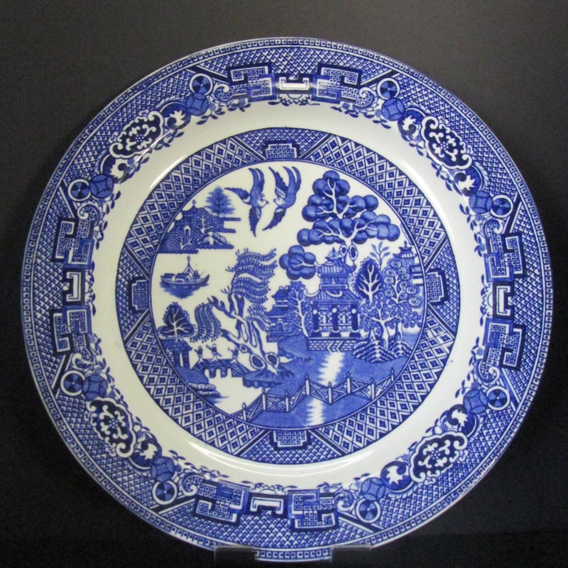 Willow Pattern Plate - Etsy