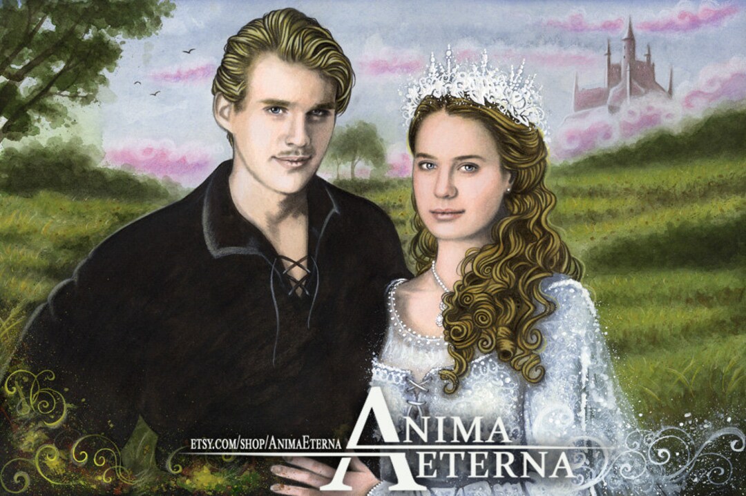 The Princess Bride Traditional Art Watercolor Painting Photo Print ...