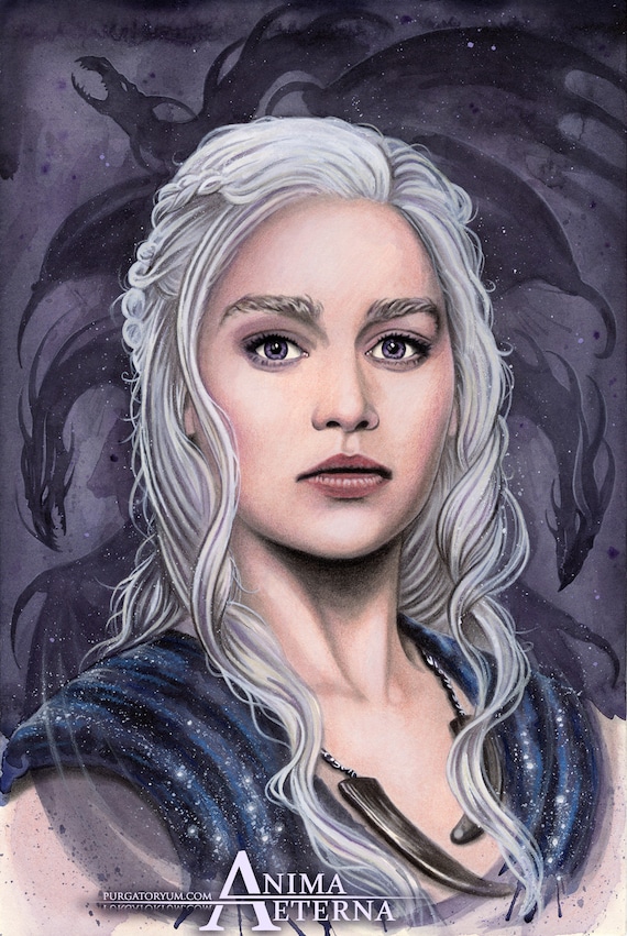 Daenerys Targaryen Dragons Fan Art