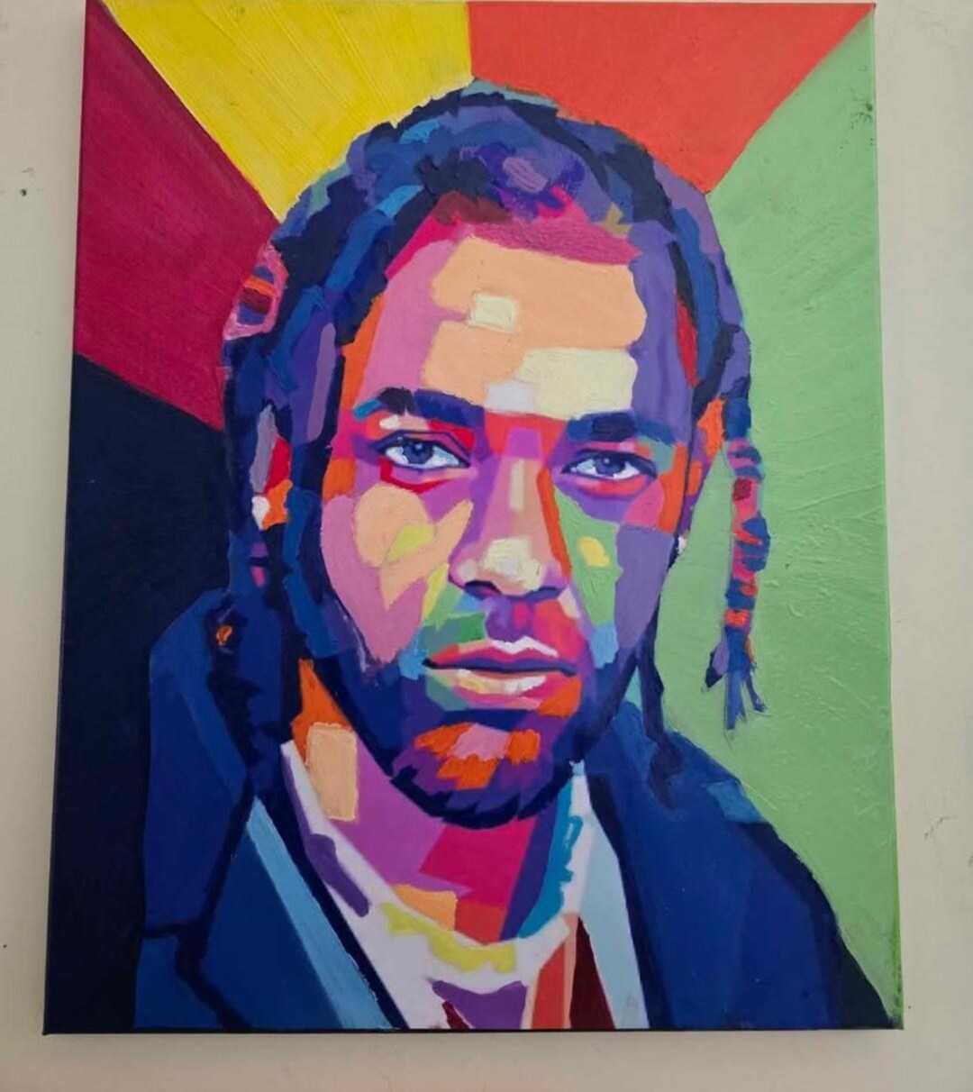 Kendrick Lamar Media Adaptation Oil on Canvas by Local Philly Area ...