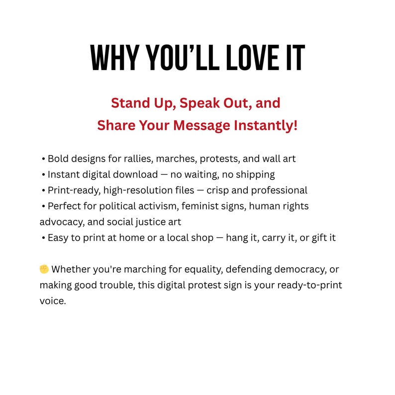 Printable Protest Sign: Anti-ice Renee Good Poster, Social Justice ...