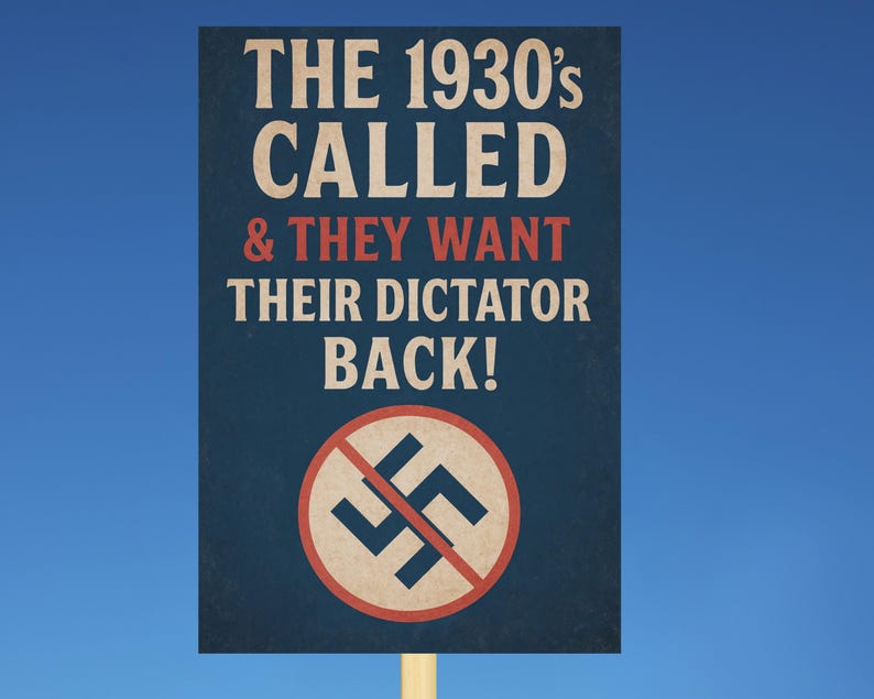 Printable Protest Signs: No Kings March Signs for Rally Digital ...