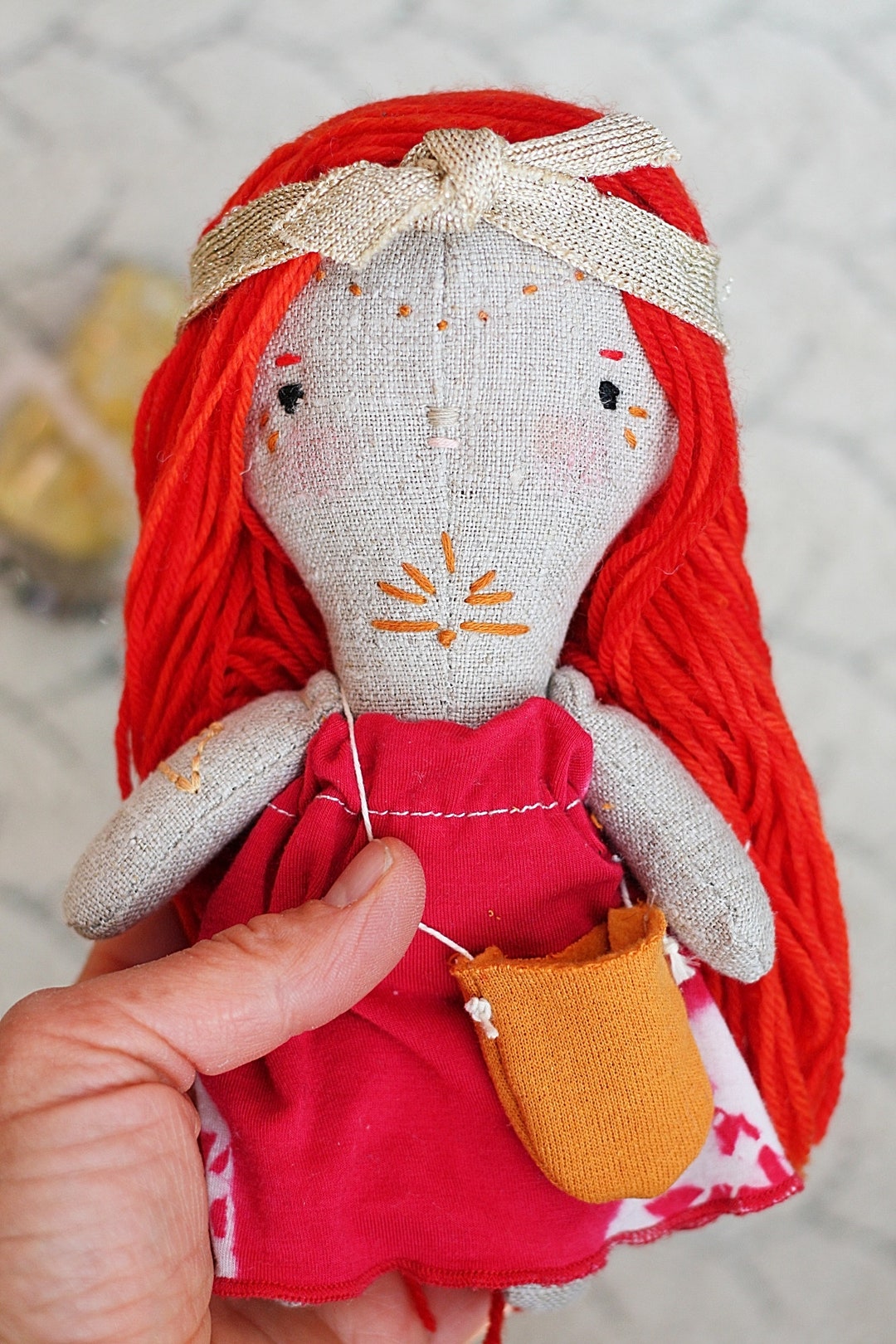 Zodiac Doll, Astrology Doll, 4 Elements Doll,fire Element Doll, Aries ...