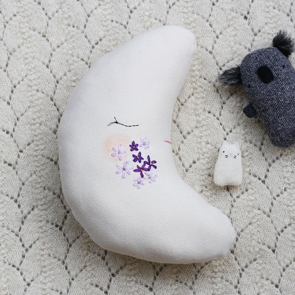 Moon Plush - Etsy