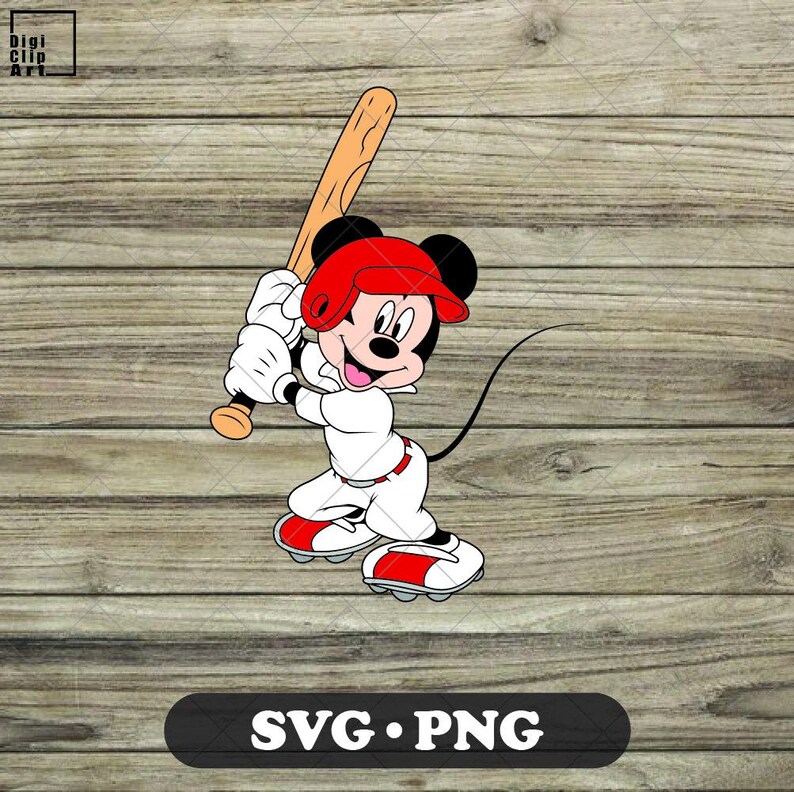 Mickey Baseball Svg, Mickey Svg, Baseball Svg, Baseball Sport Svg, Svg ...