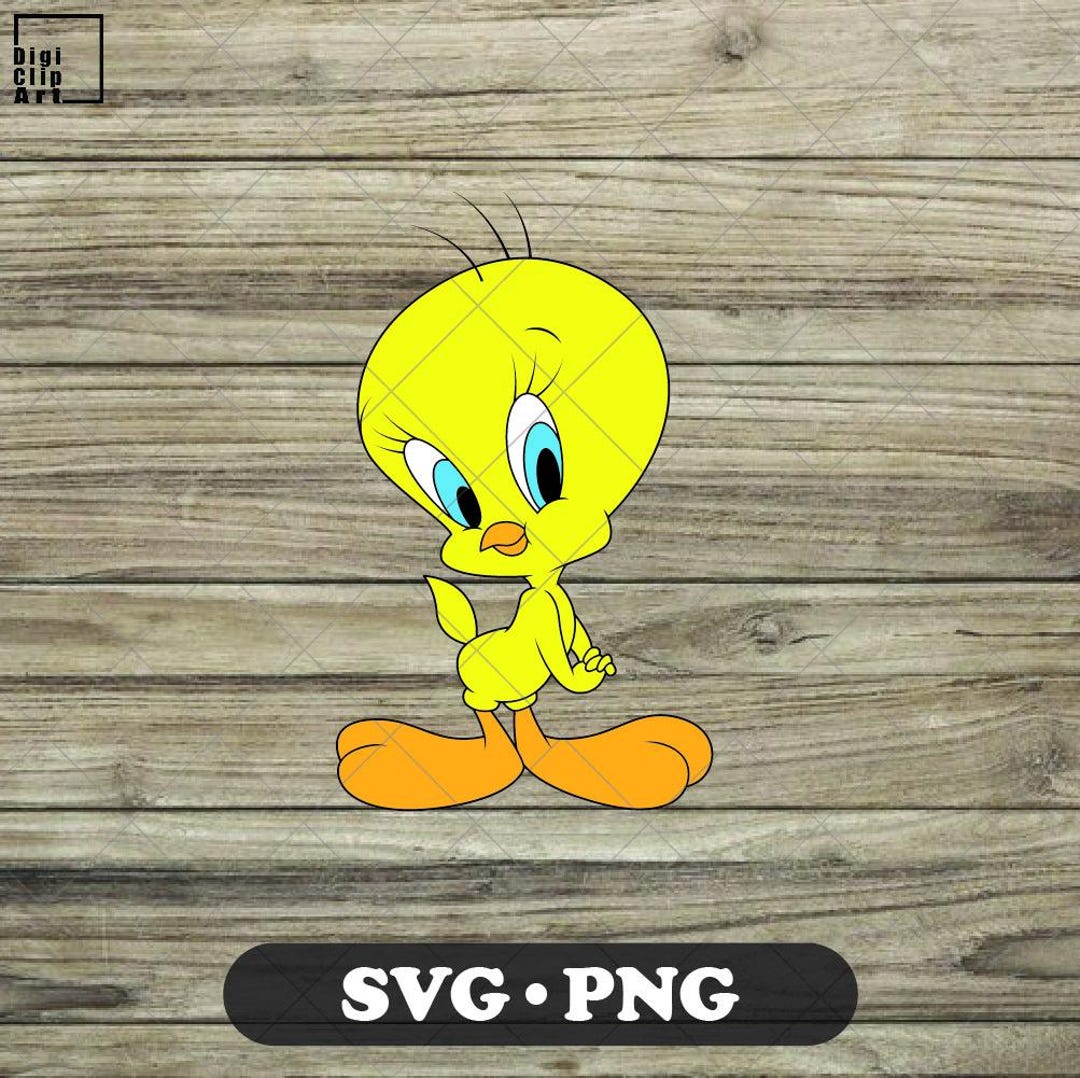 Yellow Bird Svg, Baby Bird Svg, Outline Svg, Cartoon Clipart, Bird Svg ...