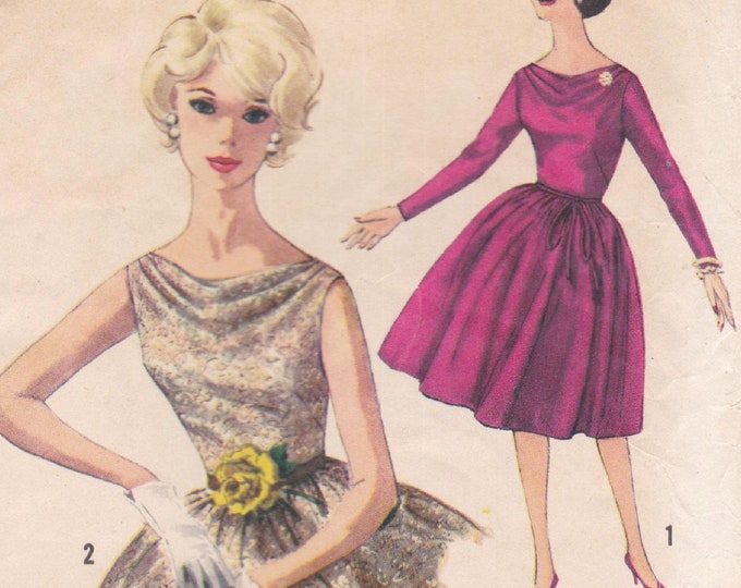 Vogue 7644 / Vintage Sewing Pattern / Strapless Evening Dress / Sizes ...
