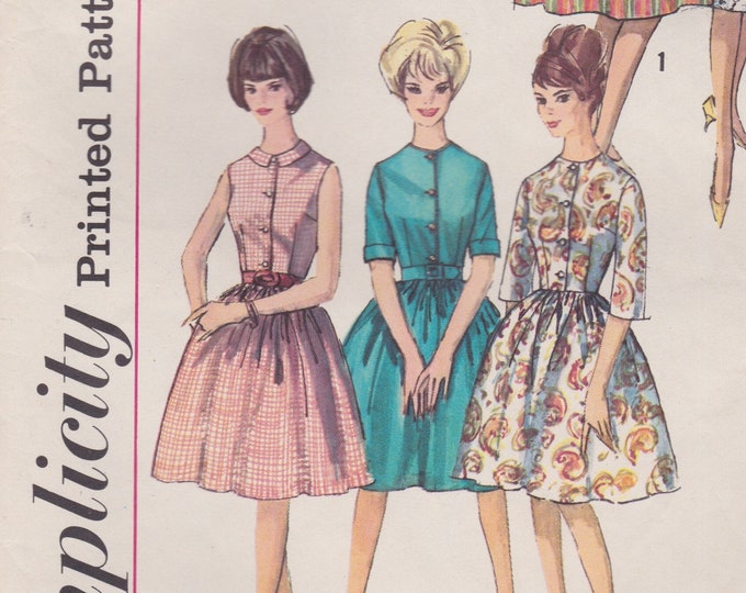 Simplicity 4940 / Vintage Sewing Pattern / Dress / Size 14 Bust 34 - Etsy