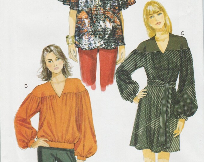 Very Easy Vogue 8832 / Sewing Pattern / Blouse Top Shirt Tunic Dress ...