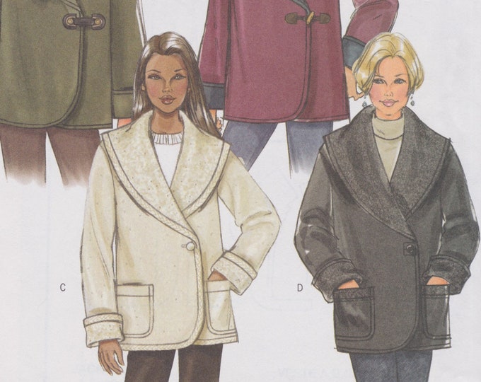 Butterick 4354 / Sewing Pattern / Jacket Coat / Sizes XS S M / - Etsy