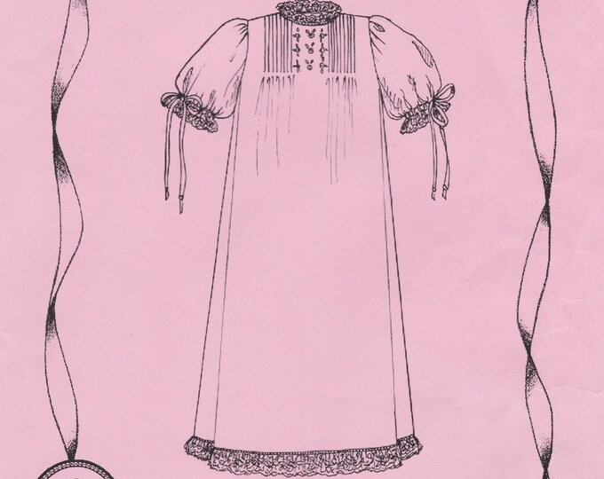 Ginger Snaps Infant Sewing Pattern by Nancy Coburn Christening Gown for ...