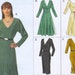 Vogue Easy Options 8147 Sewing Pattern Dress Sizes 12 14 16 Bust 34 36 ...