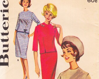 Butterick 9185 / Vintage Sewing Pattern / Overblouse and Skirt / Size ...