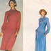 Simplicity 8669 Vintage Sewing Pattern Sheath Dress Gown Sizes 14 16 18 ...