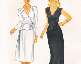 Vogue 7658 / Custom Couture Sewing Pattern by Claire Shaeffer / Mock ...