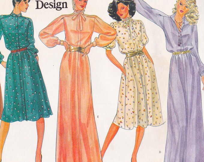 Vogue 7644 / Vintage Sewing Pattern / Strapless Evening Dress / Sizes ...
