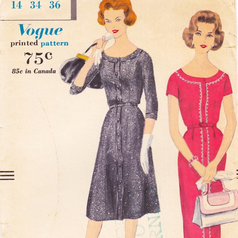 1950s Vogue Patterns - Etsy