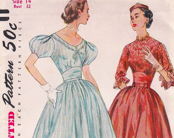 Vintage Fifties Sewing Pattern From Mccall 8677 - Etsy