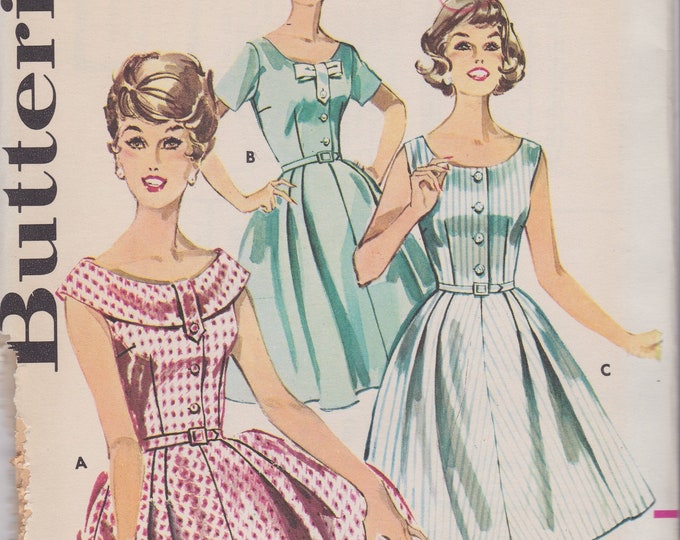 Butterick 9766 / Vintage Sewing Pattern / Dress / Bust 37 / Unused - Etsy