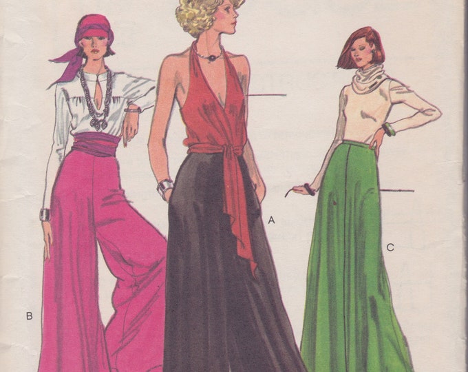 Very Easy Vogue 9663 / Vintage Sewing Pattern / Trousers Pants Skirt ...