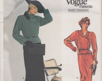Vogue Paris Original 1712 Vintage Designer Sewing Pattern by Pierre ...