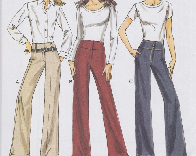 Very Easy Vogue 8751 / Sewing Pattern / Trousers Pants / Sizes 6 8 10 ...