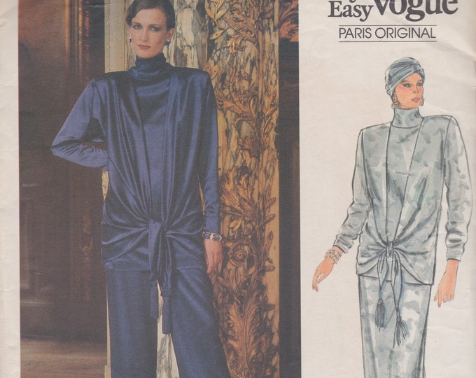 Paris Original Vintage 70s Sewing Pattern Vogue 1497 by Emanuel Ungaro ...