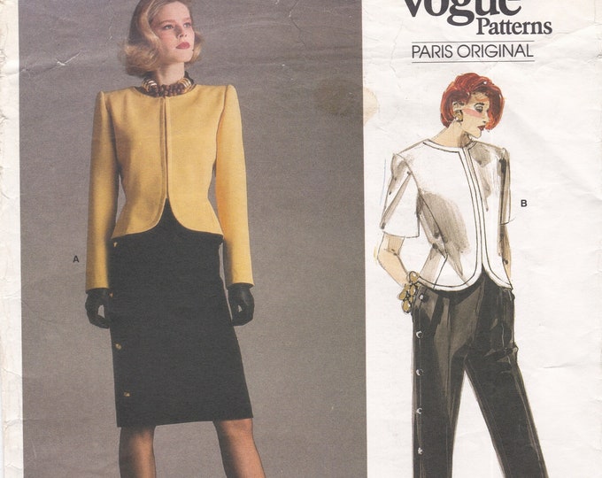 Vogue Paris Original 2450 Vintage Designer Sewing Pattern by Claude ...