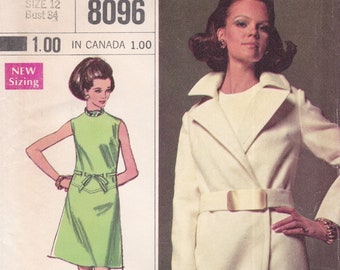 Butterick 9185 / Vintage Sewing Pattern / Overblouse and Skirt / Size ...