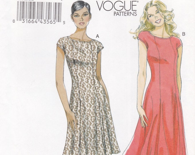 Very Easy Vogue 8665 Sewing Pattern Dress Sizes 8 10 12 14 Unused - Etsy