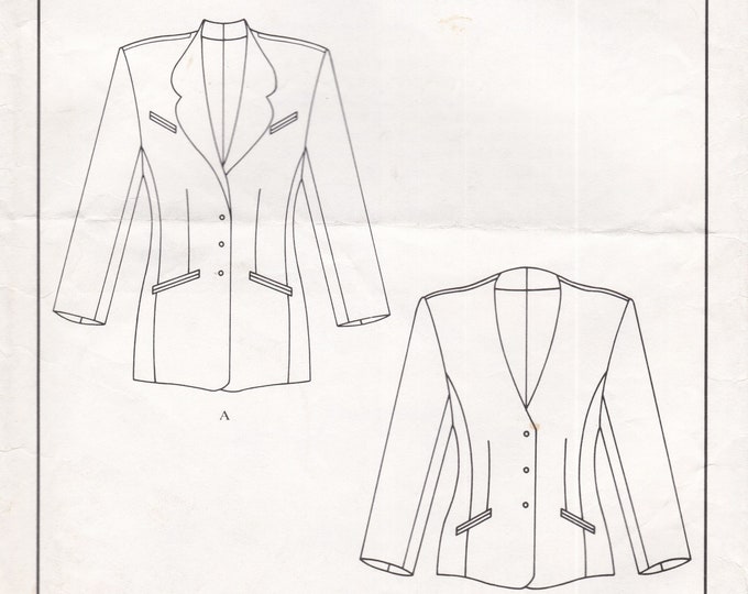 Butterick 5467 Sewing Pattern Coat Jacket With Raglan Sleeves Sizes 16 ...