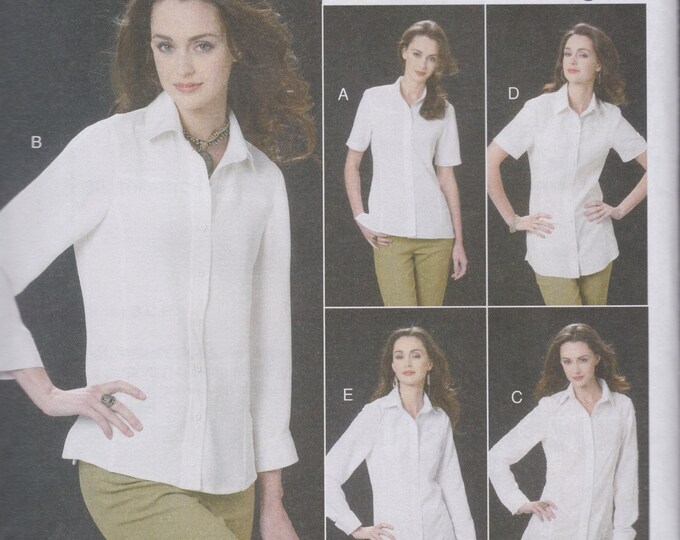 Vogue Basic Design 8689 Custom Fit Sewing Pattern Blouse Sizes 14 16 18 ...