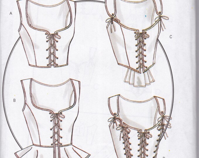 Butterick 4669 Making History Sewing Pattern Corset Sizes 6 8 10 12 ...