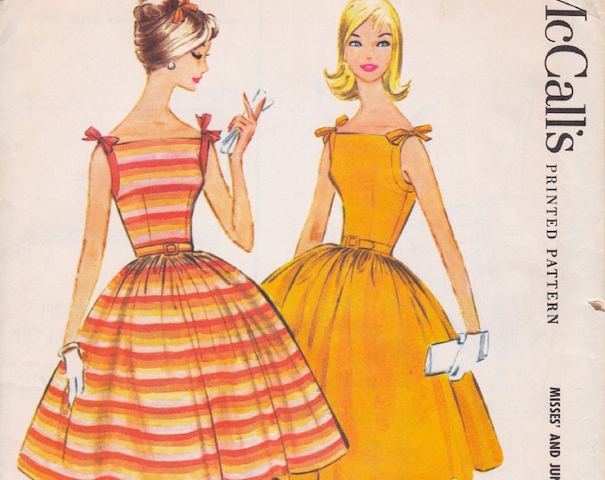 Butterick 3227 / Vintage Sewing Pattern / Beach Dress / Coverup / Size ...