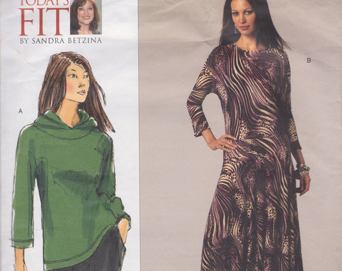 Vogue 1071 / Todays Fit Sewing Pattern by Sandra Betzina / Dress Top ...