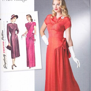 Simplicity 8249 Reissue Sewing Pattern Reproduction of A 1940s Design ...