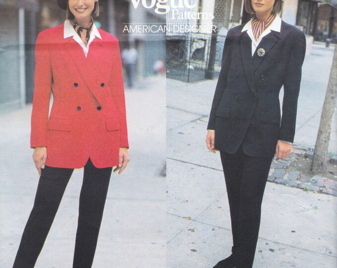 Vogue 2807 Vintage Designer Sewing Pattern by Donna Karan DKNY Trousers ...