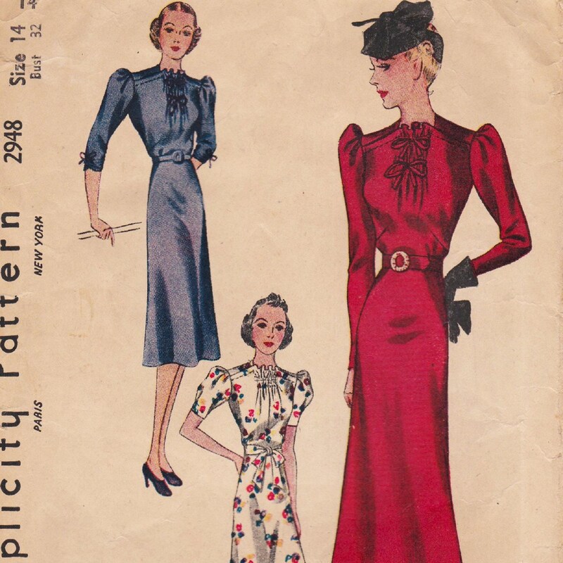 1930s Sewing Pattern - Etsy