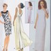 Simplicity 8669 Vintage Sewing Pattern Sheath Dress Gown Sizes 14 16 18 ...