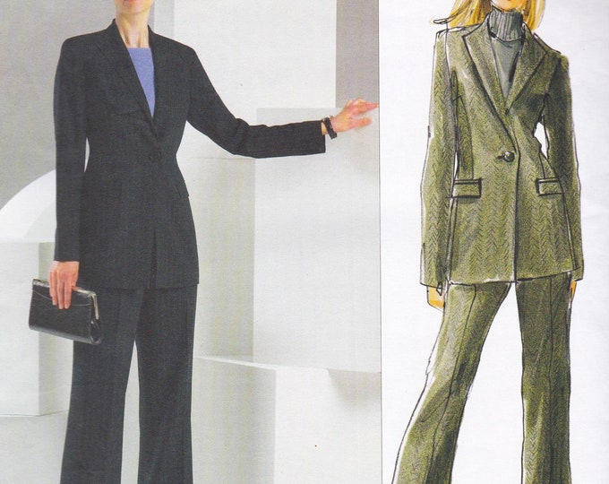 Vogue 2874 Designer Sewing Pattern by Anne Klein Jacket Trousers Pants ...